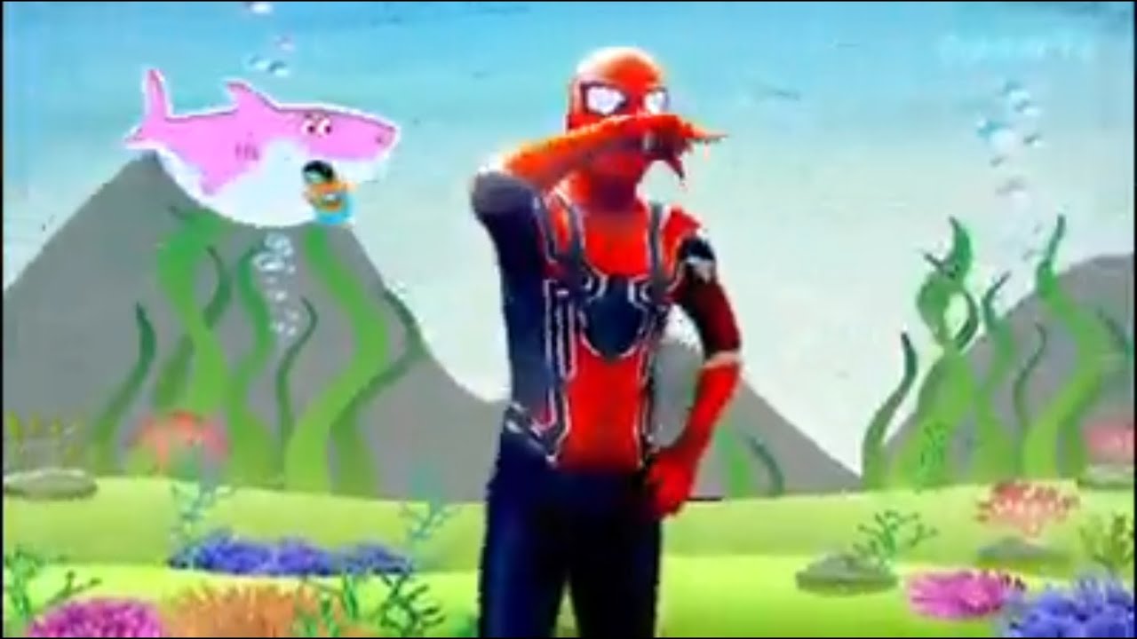 Spiderman dance Baby Shark Kids songs - YouTube