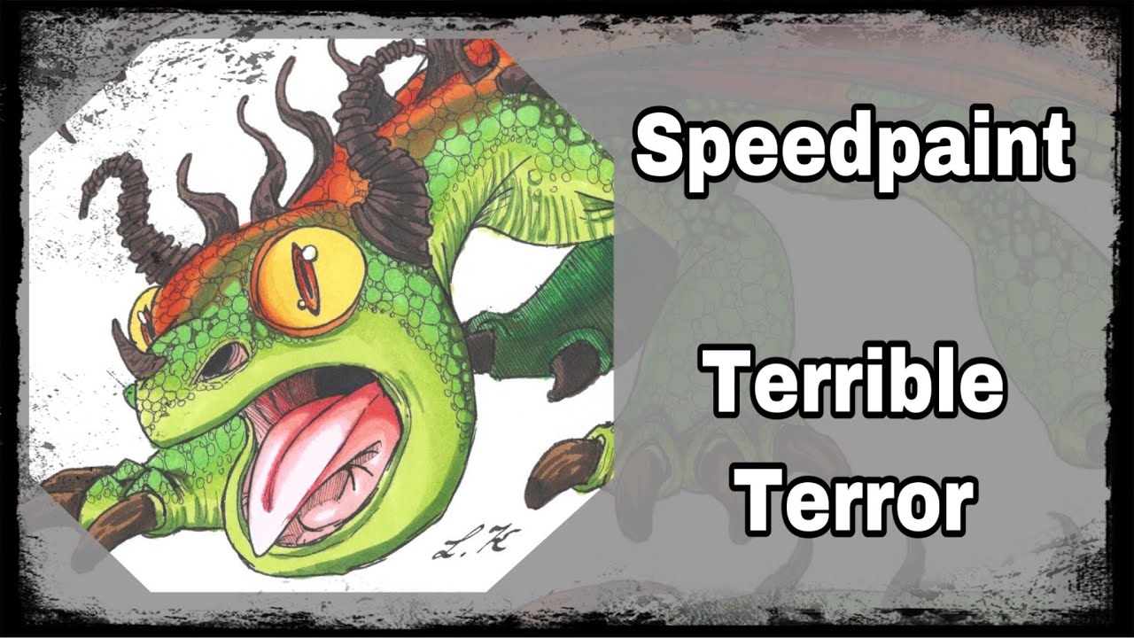 Speedpaint | Terrible Terror | How to train your dragon - YouTube