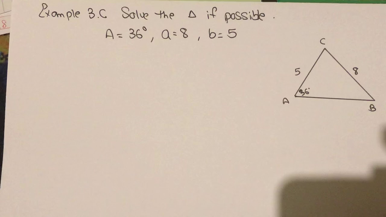 G11-Trigonometry- L-4.7- The law of Sines and the law of Cosines ( The ...