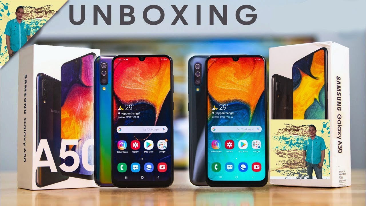 Unboxing Samsung Galaxy A50 - YouTube