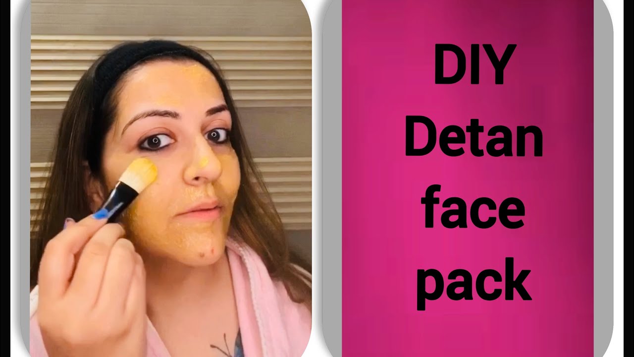 DIY detan face pack by Nehaa Arora - YouTube