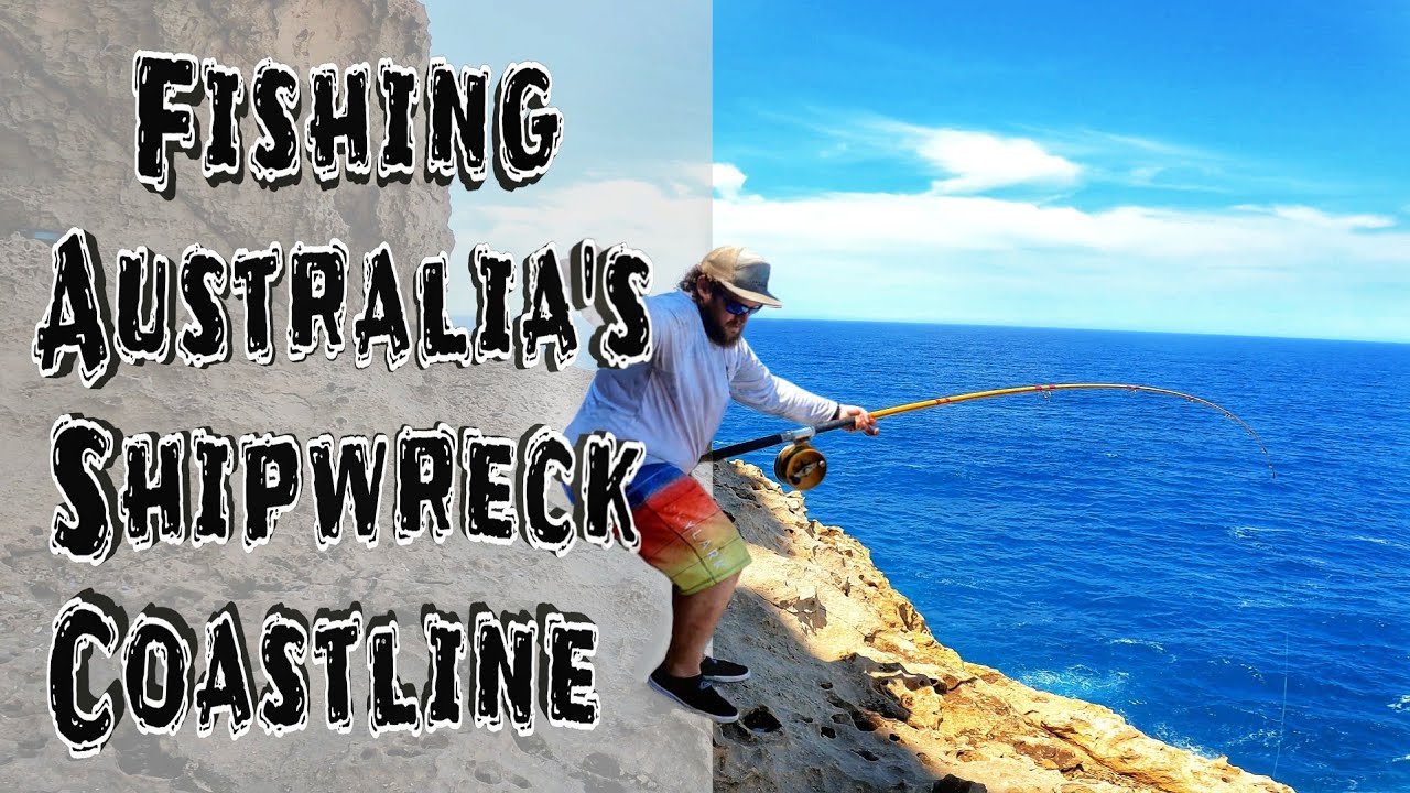 Cliff fishing along Western Australia's shipwreck coast line. - YouTube