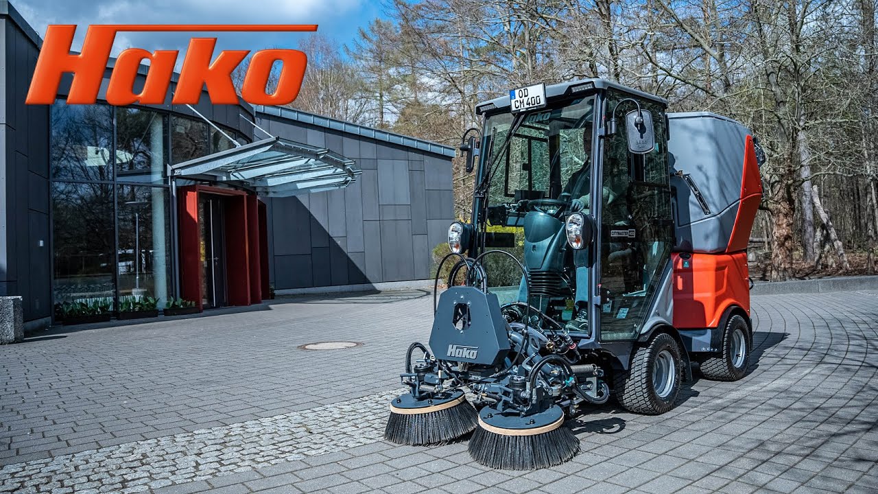 Nouvelle balayeuse de voirie Citymaster 400_HAKO - YouTube
