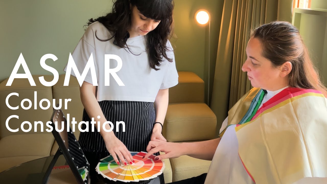 ASMR Personal Colour Analysis with Natasha and a subscriber ...