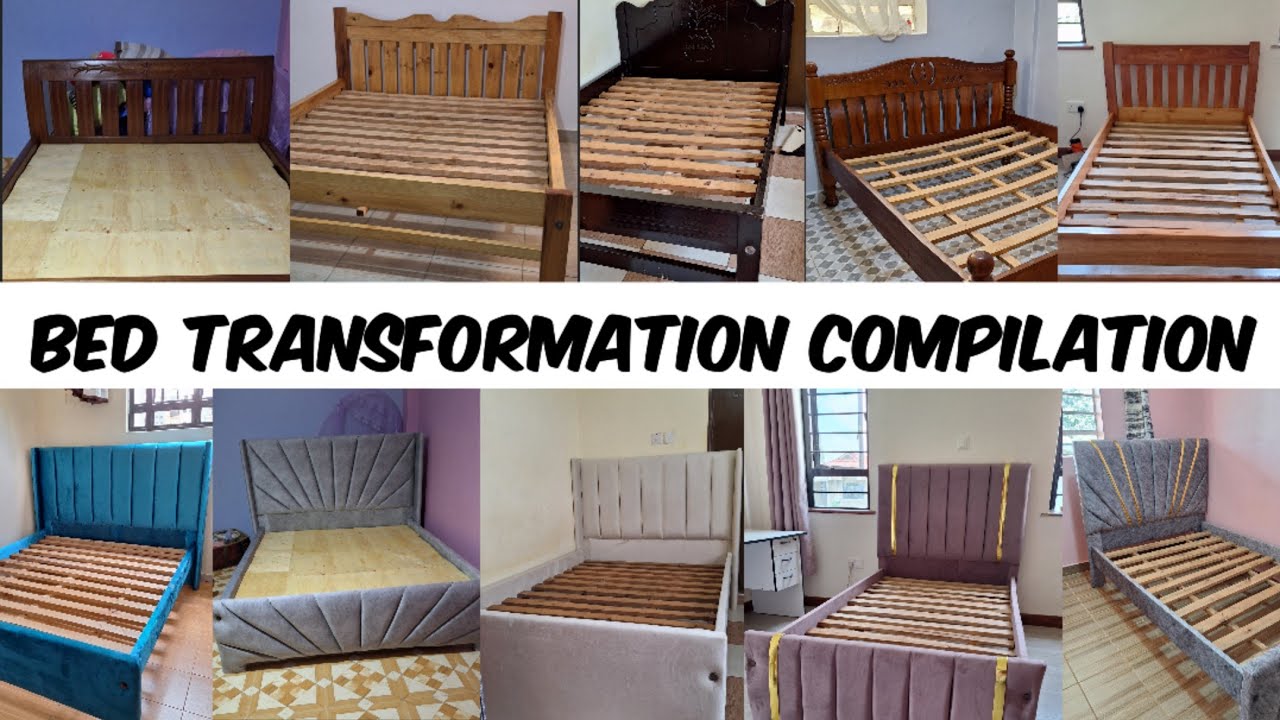 Amazing Old Wooden Beds Makeover At Home. - YouTube