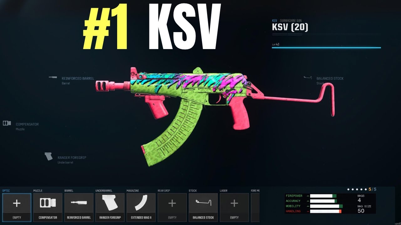 new KSV LOADOUT is *META* in Warzone! 👑 (Best KSV Class Setup) - YouTube