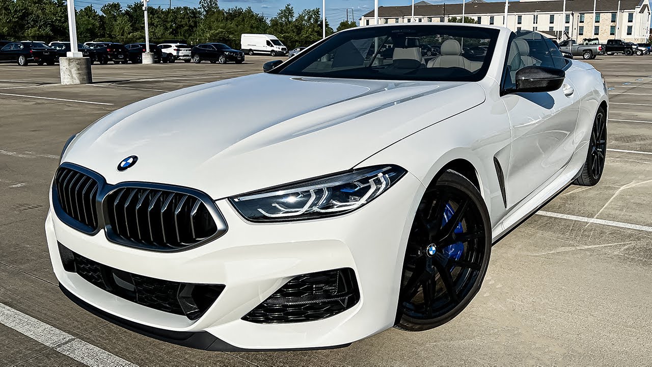 2022 BMW M850i Convertible Walkaround Review + Exhaust Sound & Launch ...