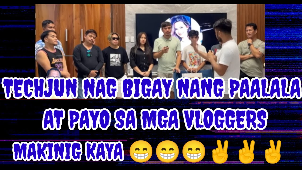 TECHRAM VLOGGERS NA PUMUNTA SA BDAY NI LUIS PINAALALAHANAN NI TECHJUN ...