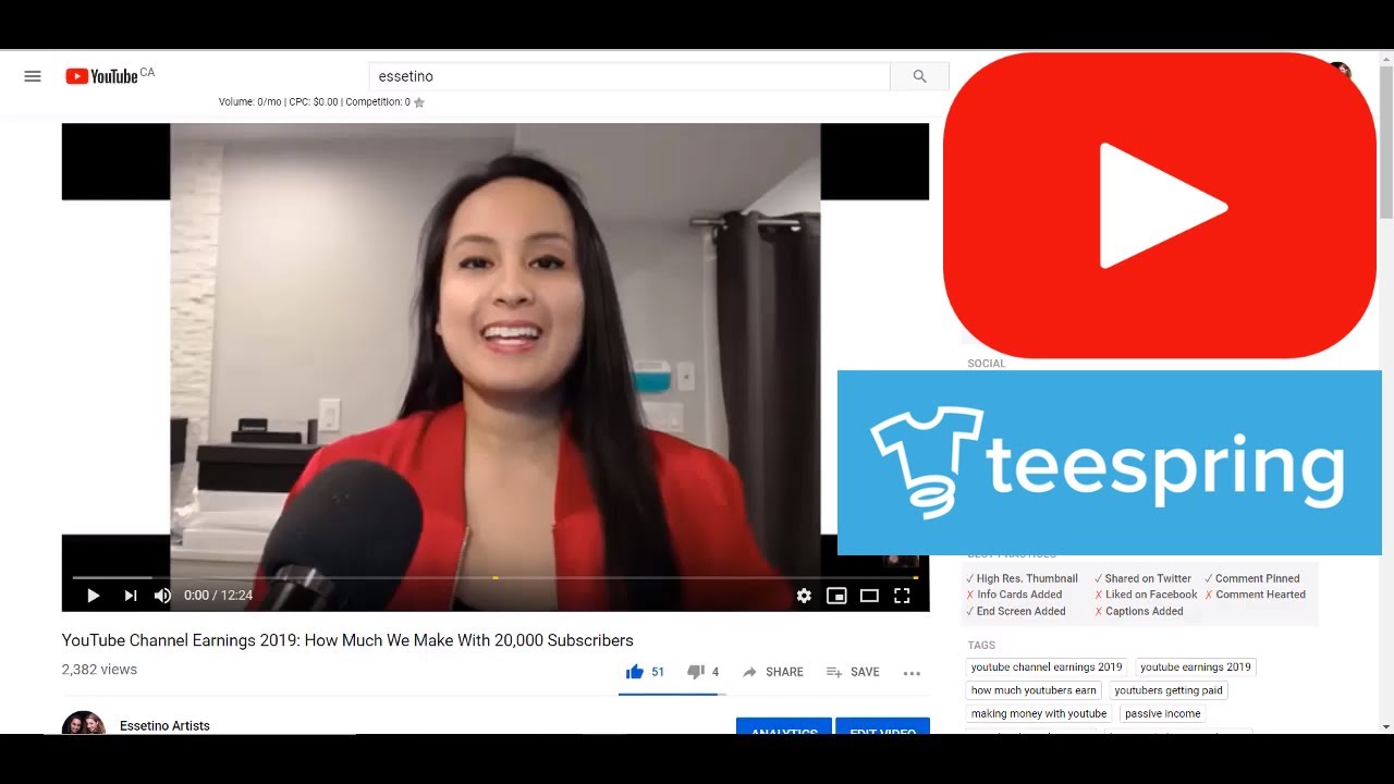 YouTube Teespring Shelf: First Sales Selling Merch on YouTube! - YouTube