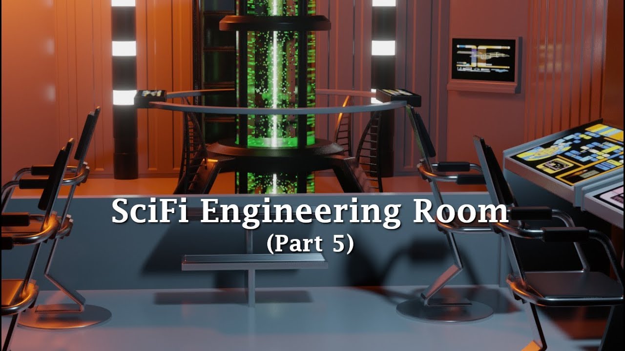 Blender 2.8: Modeling a SciFi Engineering Room (Part 5) - YouTube