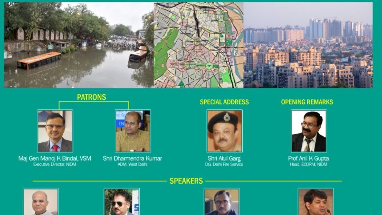 "Urban Disaster Resilience: West Delhi.| NIDM | DISASTER IN INDIA | MHA ...