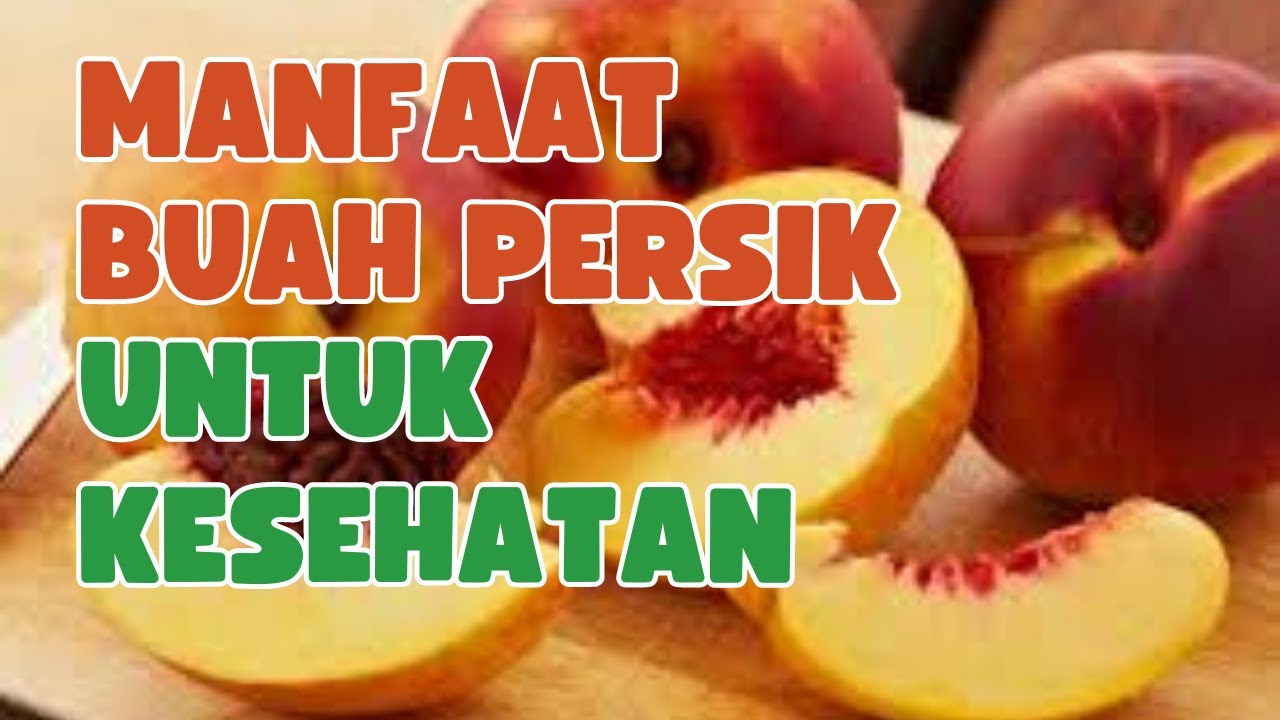 Manfaat Buah Persik Untuk Kesehatan Youtube