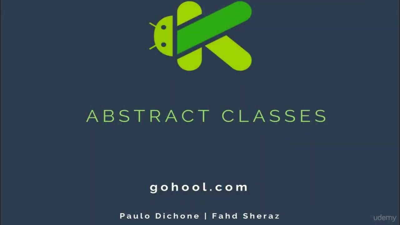 47 - Abstract Classes - Kotlin Developer Course - Build Android Apps in Kotlin - YouTube