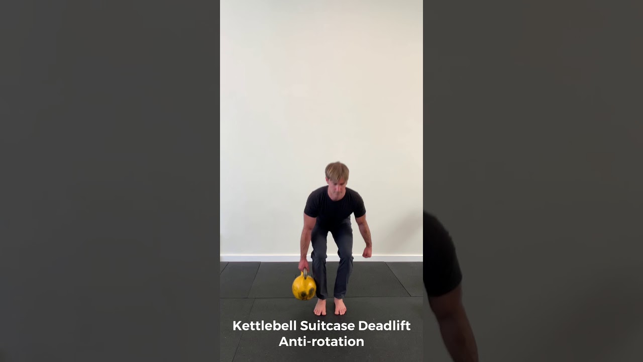 Kettlebell Suitcase Deadlift - YouTube