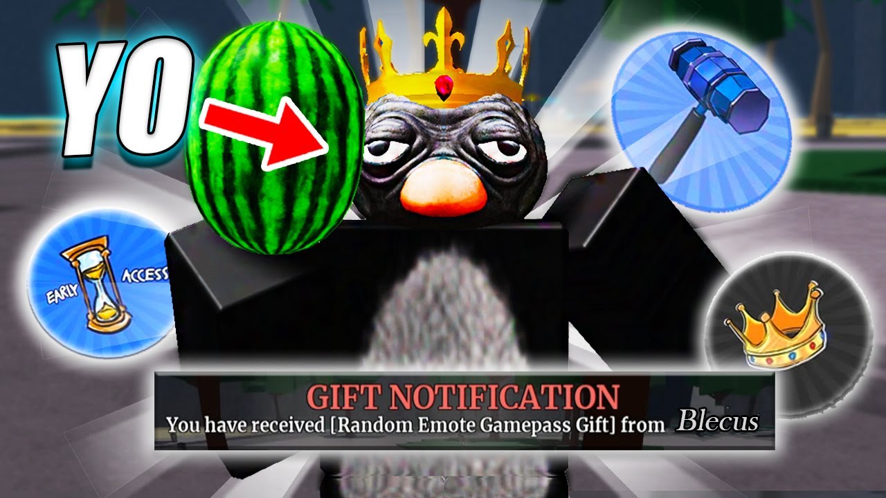 ME HICE PASAR POR BLECUS Y CONSEGUI ESTO EN THE STRONGEST BATTLEGROUNDS ...