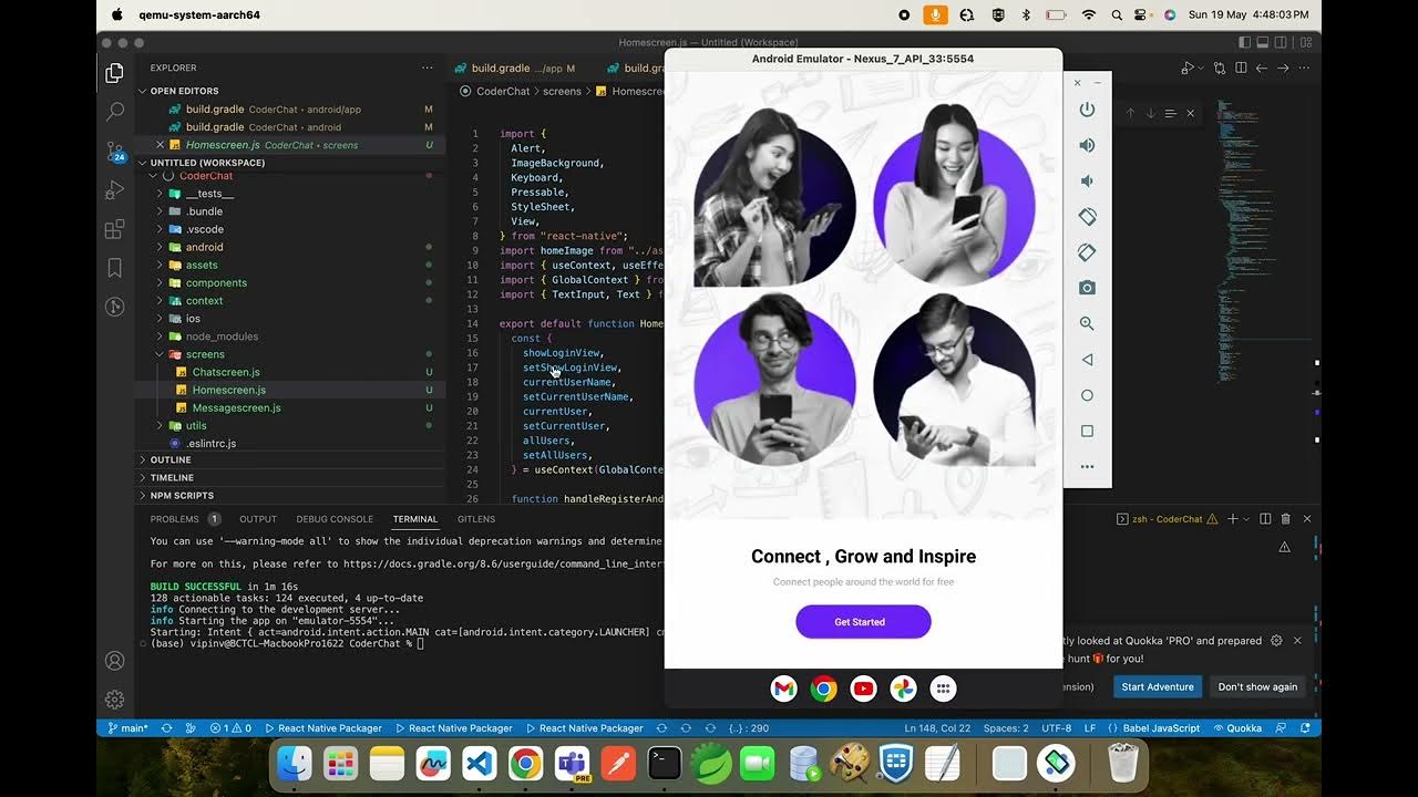React Native Chat App with Socket.io - YouTube