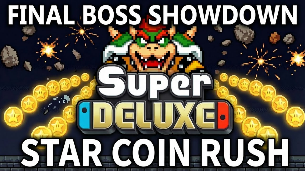 Super BROS U Deluxe: The Epic Boss Battle & Sneaky Star Coin Hunt - YouTube