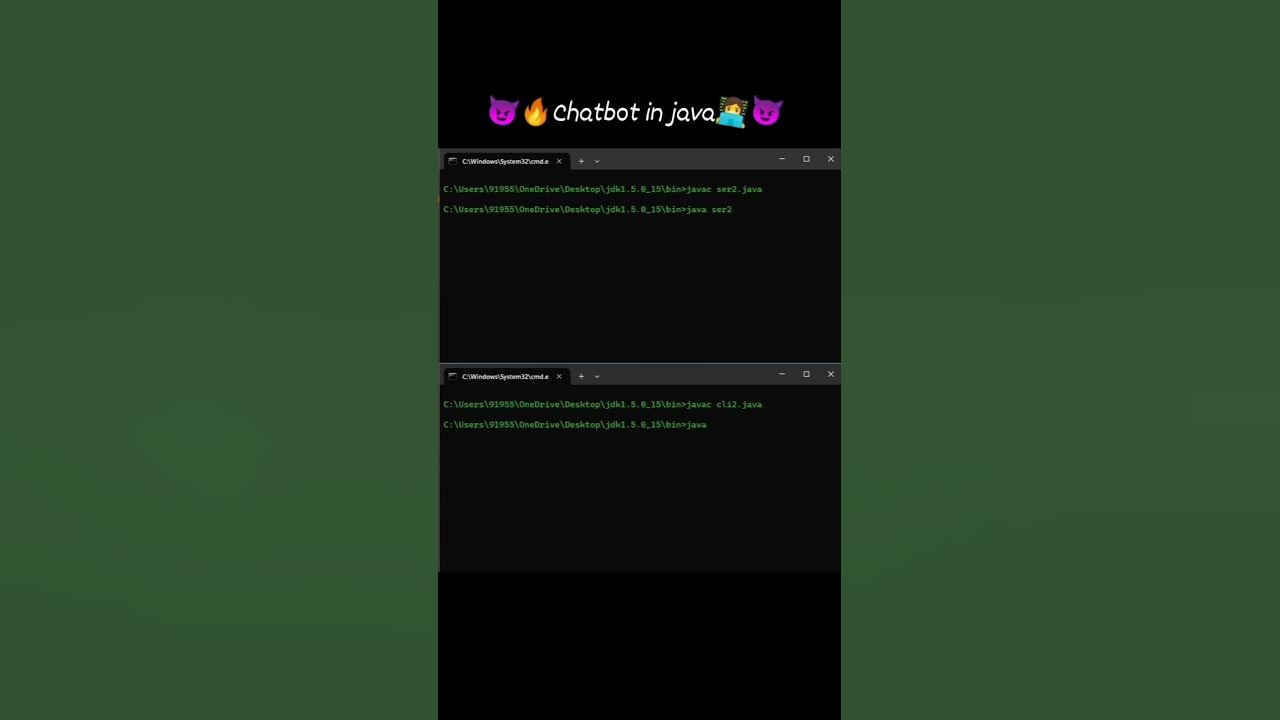 made #chatbot in JAVA. socket programming #server and #client ...