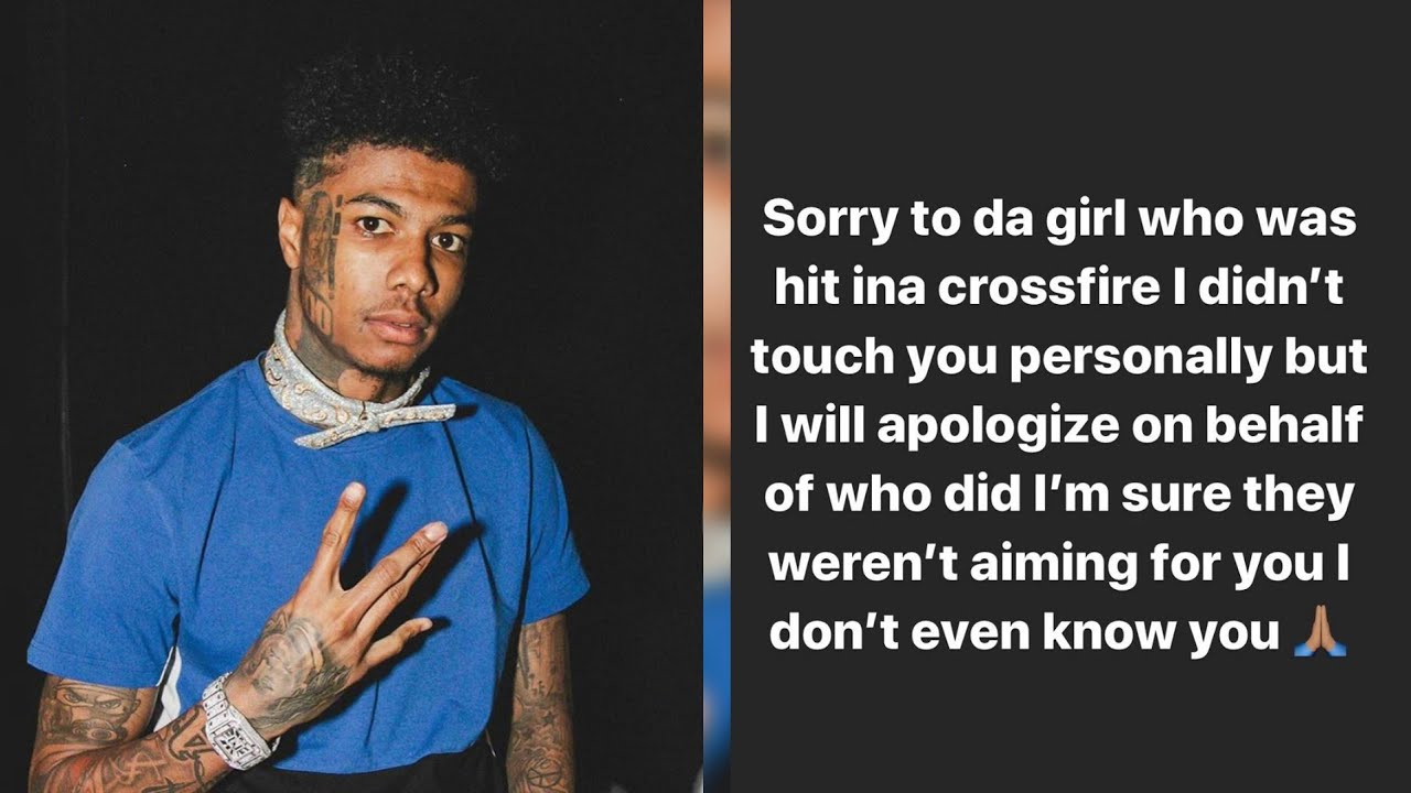 Blueface Apologize to A Female that was hit in Club Fight - YouTube