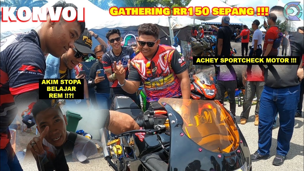 RIDE GATHERING KAWASAKI RR150 | AHCEY KINTANG KINTUNG TURUN SEPANG ...