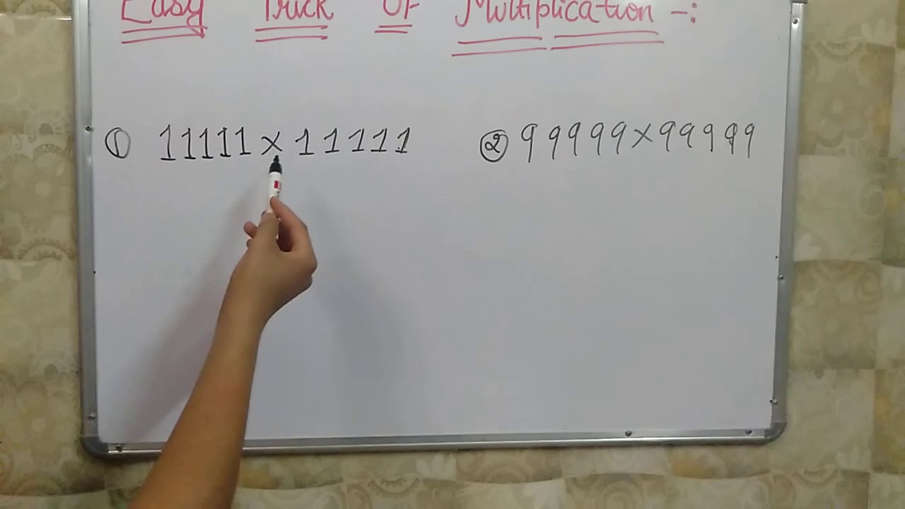 Easy trick of Multiplication - YouTube