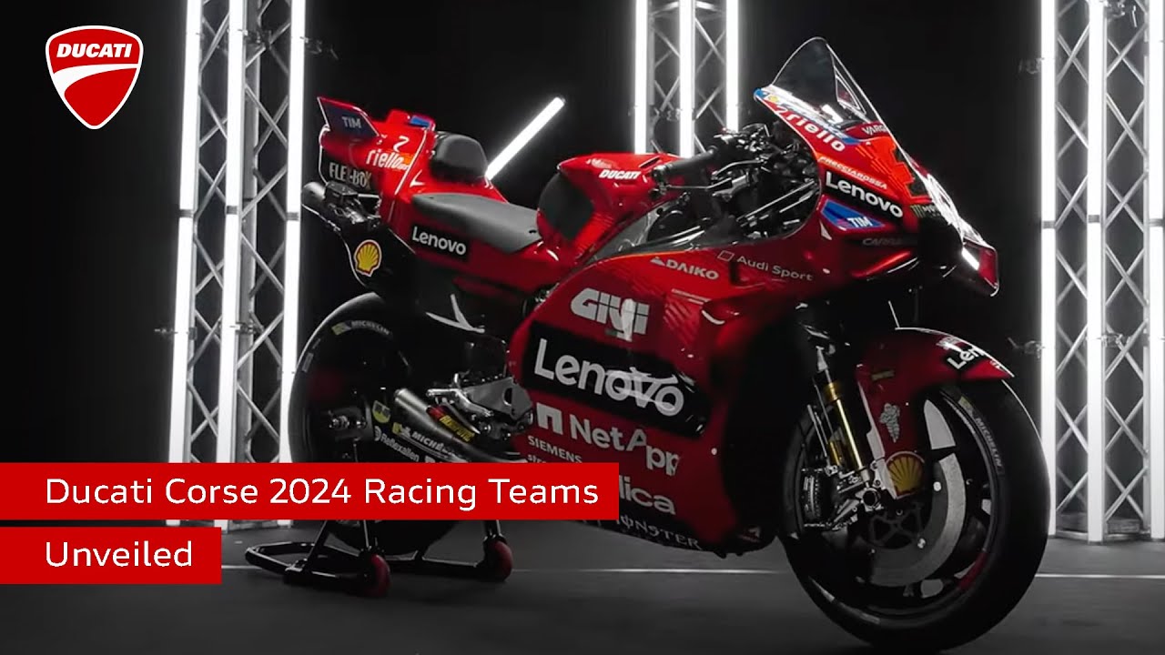 Ducati Corse 2024 Racing Teams Unveiled - YouTube