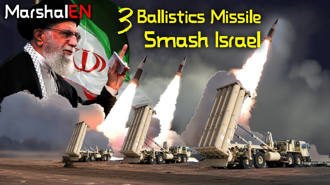 Storm of Ballistics missile launched from all Iranian provinces toward ...