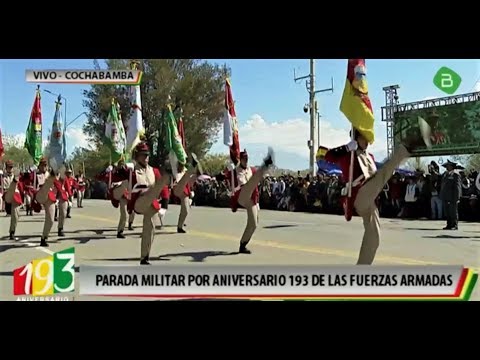 Parada Militar De Las Fuerzas Armadas De Bolivia en Cochabamba - Parte ...