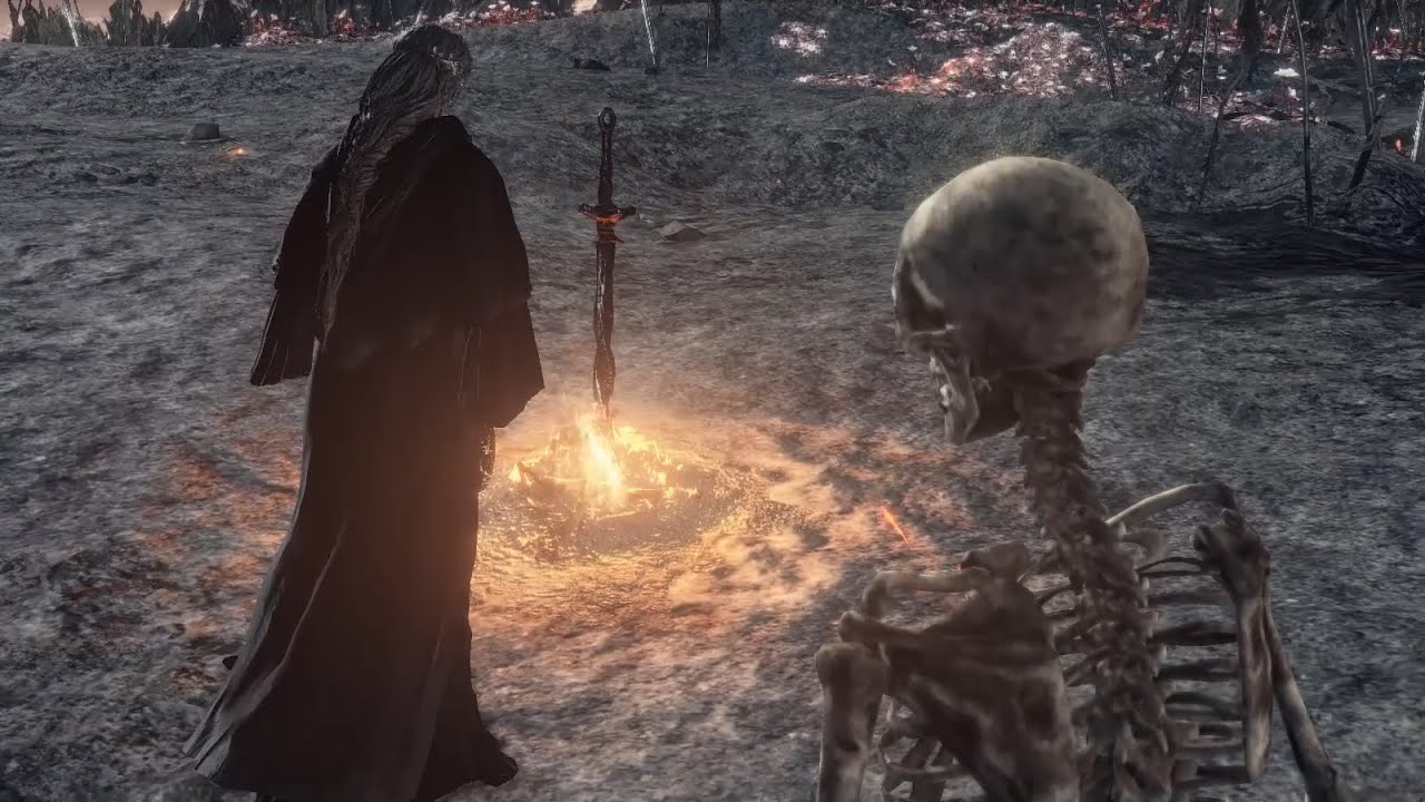 Dark Souls 3 - Skeleton Ending 2 - YouTube