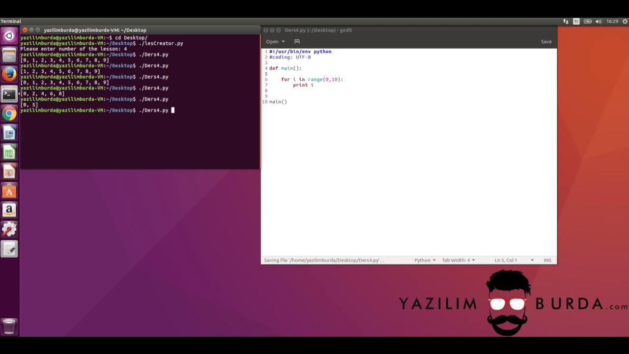 Python Ders 4 - Döngüler, Range ve XRange - YouTube