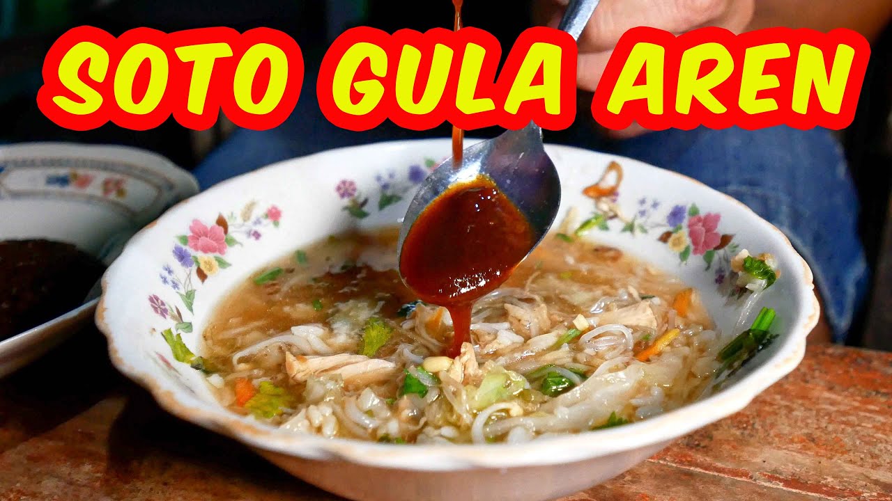 NGGAK PAKAI KECAP TAPI PAKAI GULA MERAH CAIR BUAT TEMEN SOTO KAMPUNG ...