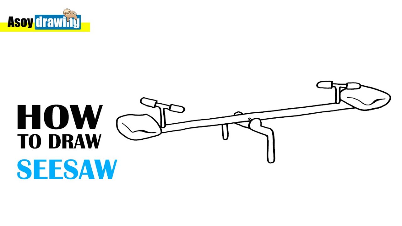 How to Draw Seesaw - YouTube