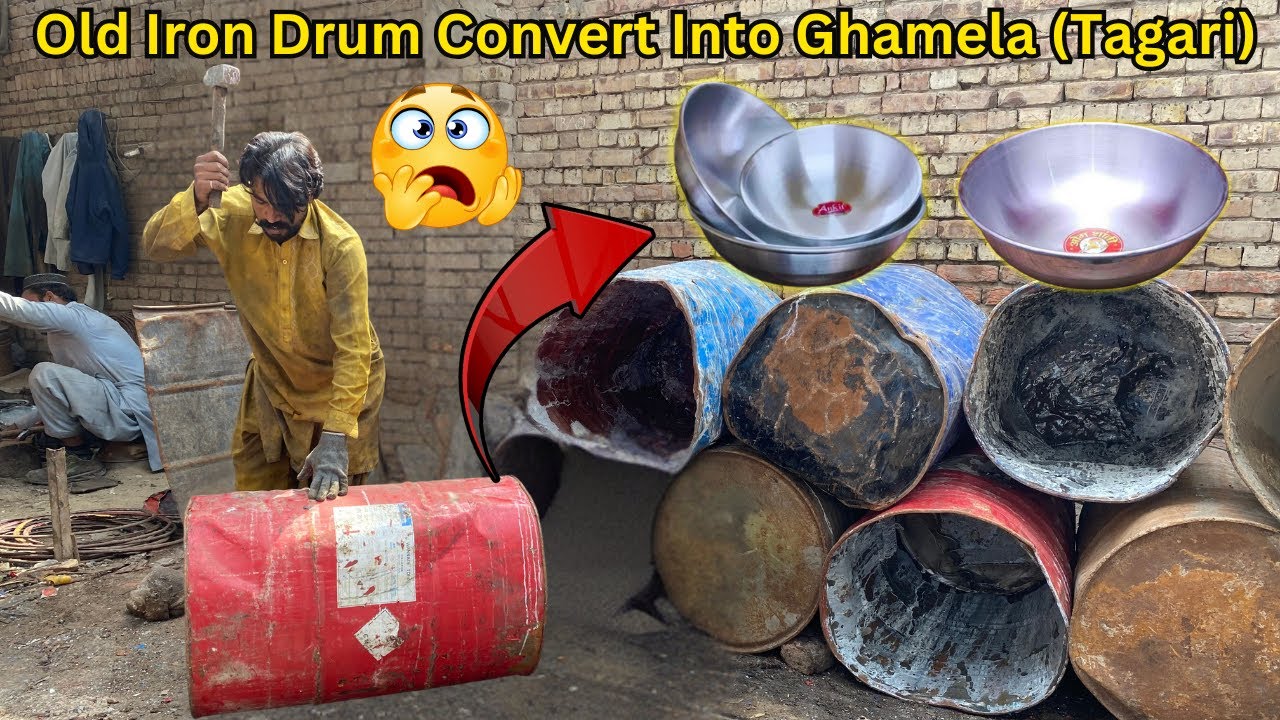 Indigenous Technique in Reuse Old Oil Drum As Ghamela (Tagari) || How ...
