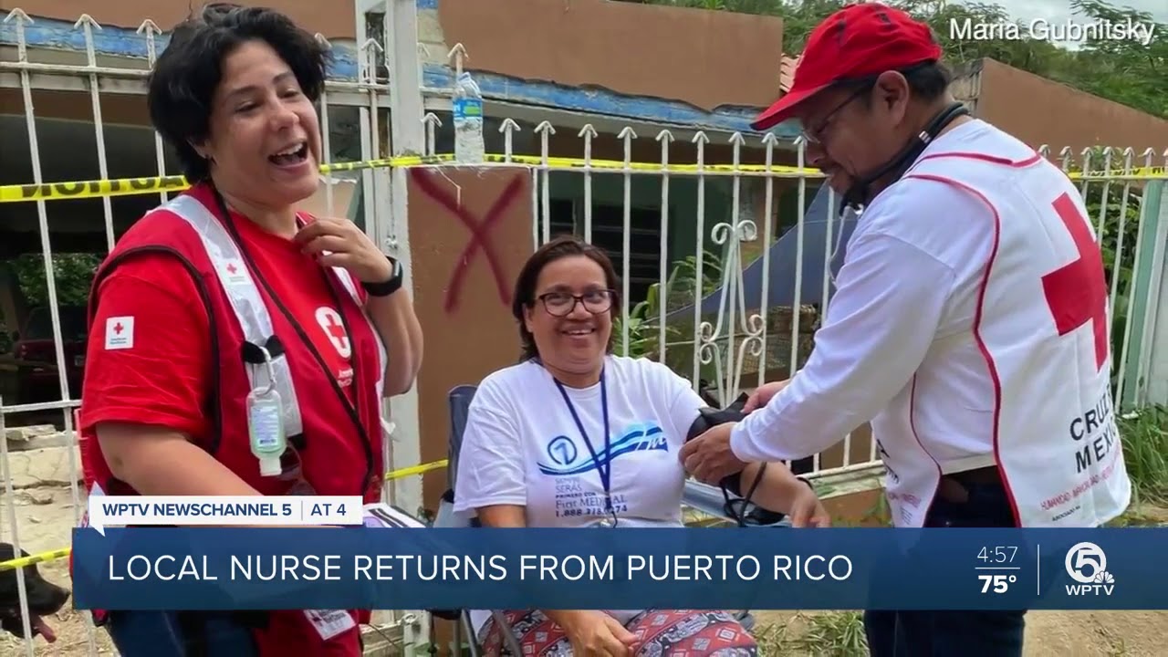 Retired nurse returns from volunteering with Red Cross in Puerto Rico ...