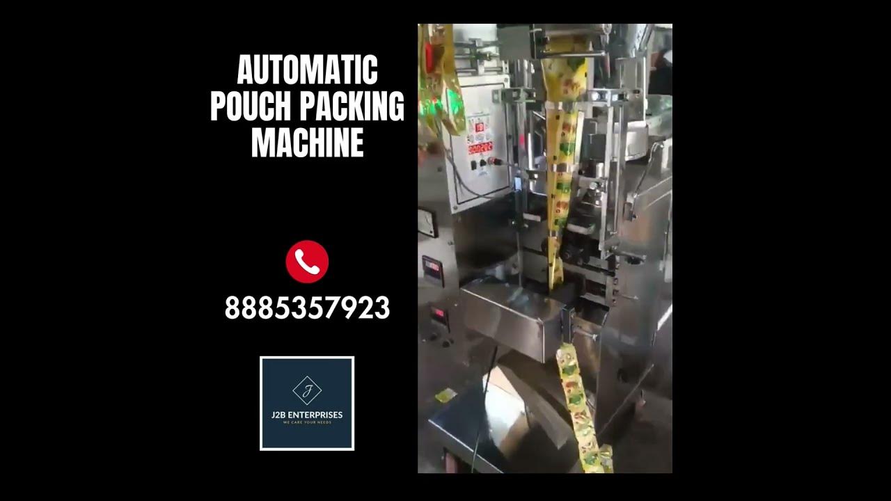 Automatic pouch packing machine for somp, ghutka call 8885357923 - YouTube