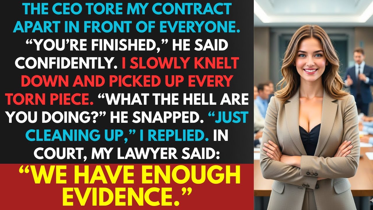 Boss Tore My Contract. I Picked Up the Pieces. Then My Lawyer Said ...