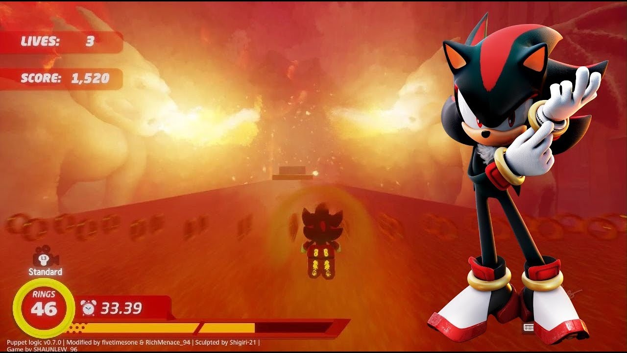 Sonic Ultimate: Shadow's Fire Freeway Update - YouTube