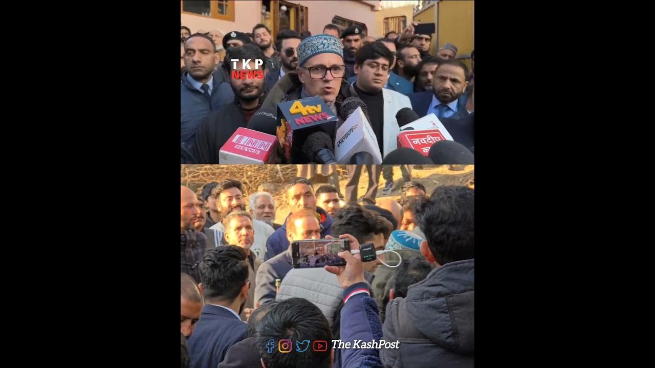 "CM Omar Abdullah Visits Ganderbal Fire Victims, Pledges Government Support - YouTube