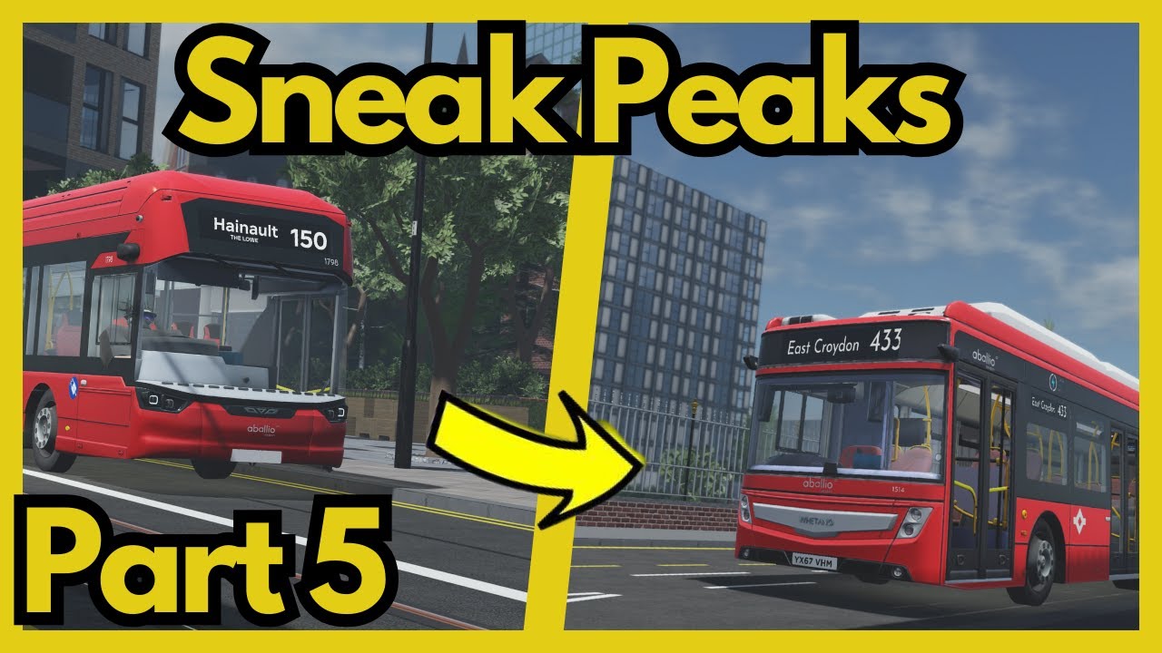 Sneak peek at upcoming electric buses in Roblox Croydon v1.4 - YouTube