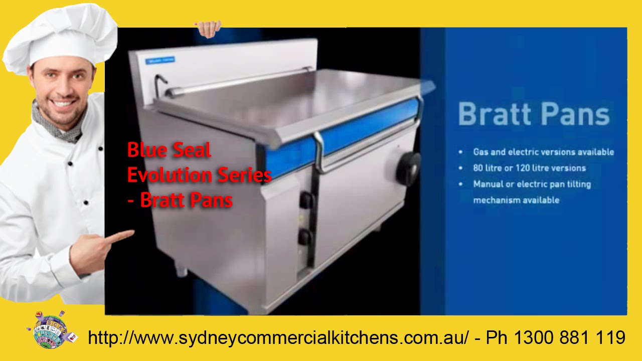Blue Seal Evolution Series Bratt Pans - Designed For Convenient High ...