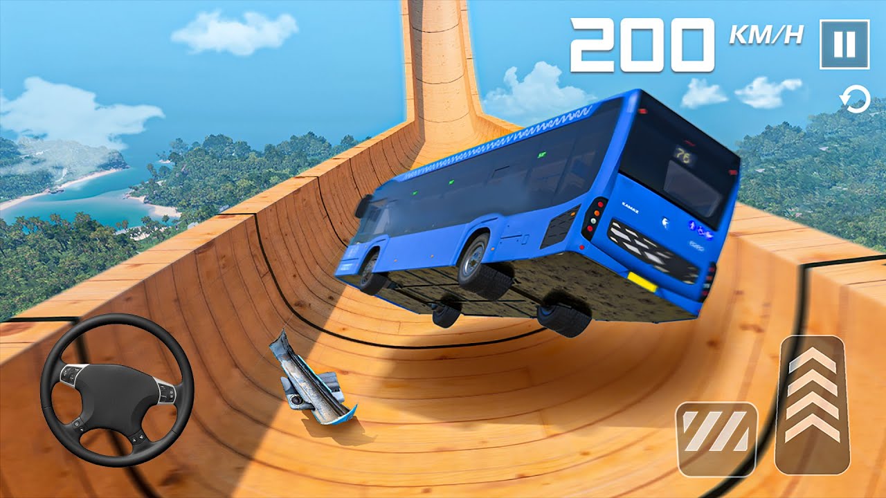 Bus Simulator Bus Stunt - Bus Racing Challenge | Bus Stunt Game ...