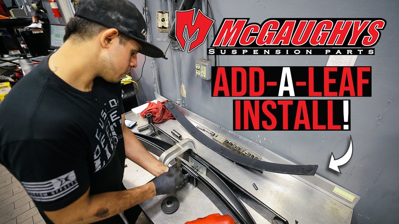 2007 Silverado McGaughy's 7-9 Inch Lift Install | Part 6 : REAR ADD-A ...