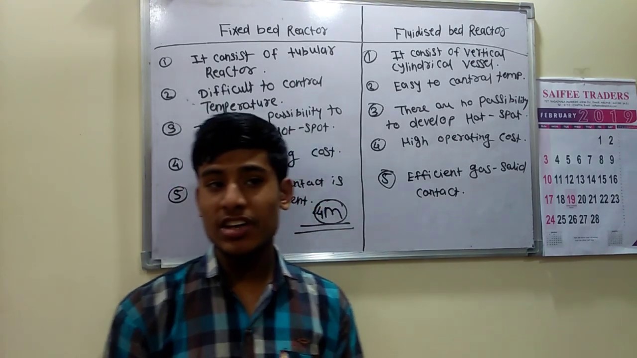 Difference between fixed bed reactor & fluidized bed reactor by tilak ...