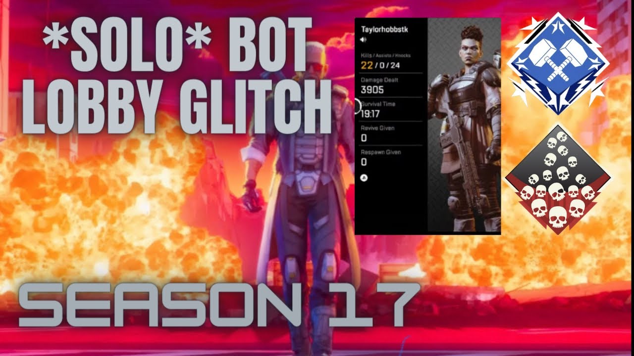 Apex Legends! THIS NEW Solo BOT LOBBY GLITCH! (Season 17) FULL TUTORIAL - YouTube
