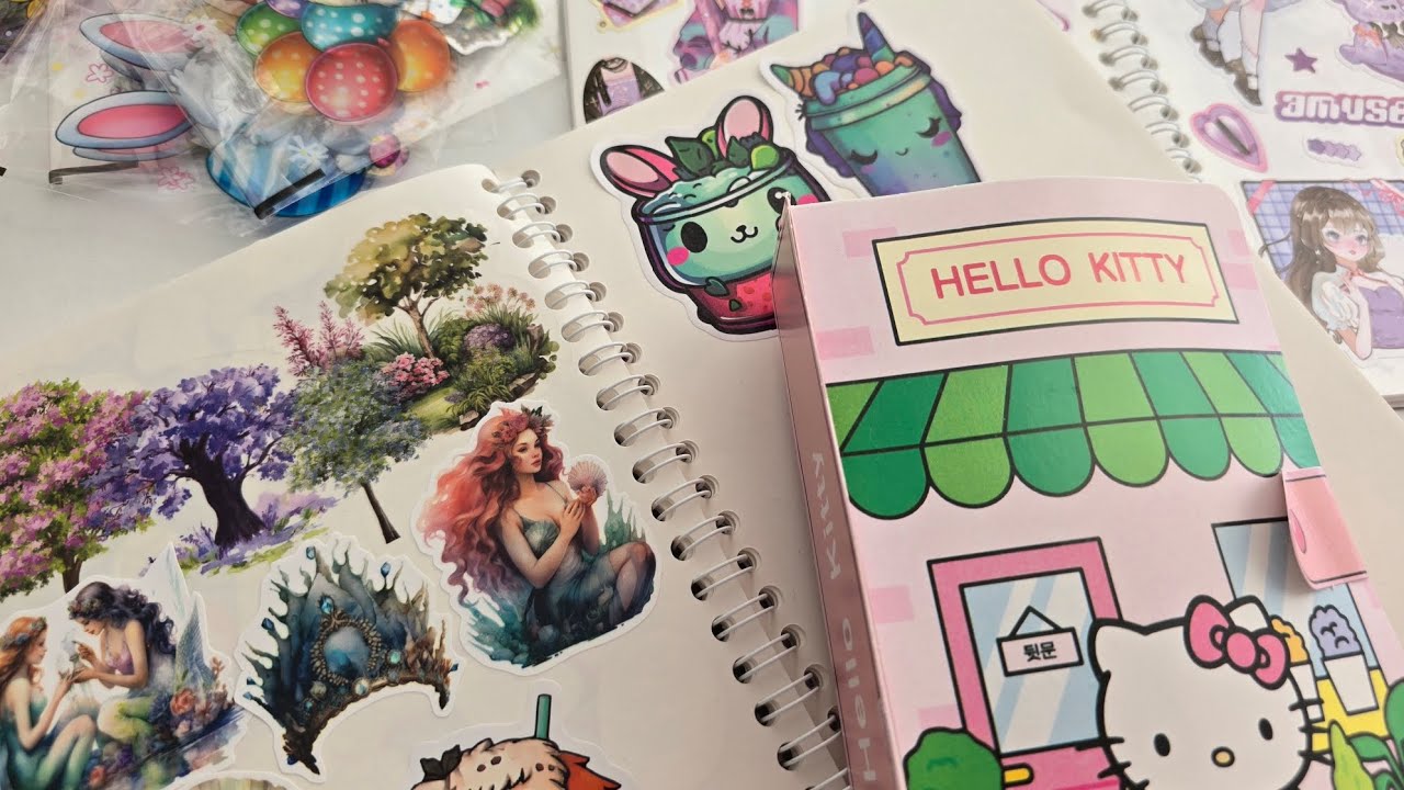 Sevimli Yeni Stickerlar ️Ve çekiliş kazananlarımız🎉🎉🎉 Dıy Sticker Book ...