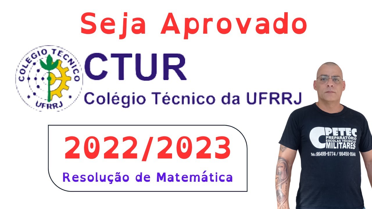 CTUR - 2022/2023. (MATEMÁTICA). - YouTube