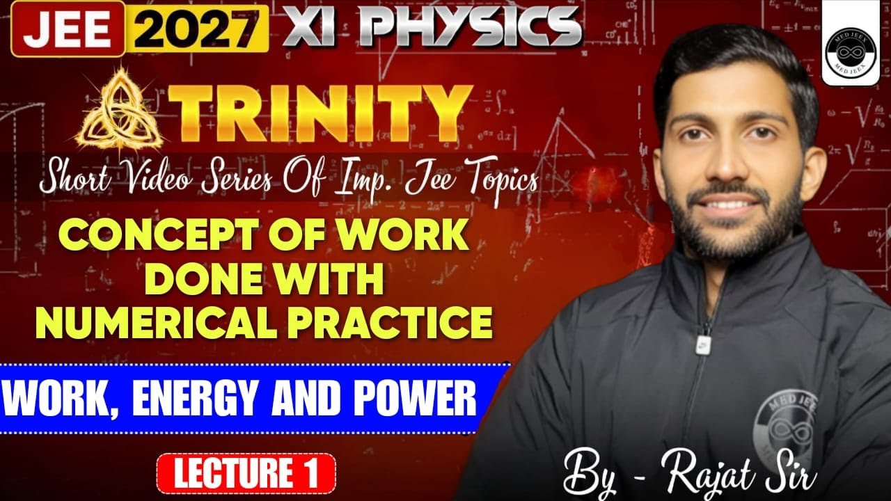 Work, Energy and Power | Concept of Work done with Numerical Practice ...