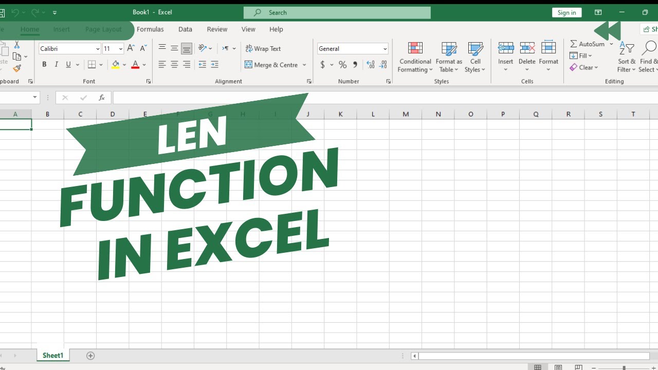 How To Use LEN Function In Excel YouTube How To Use LEN Function In Excel YouTube