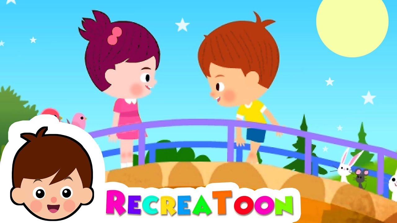 comptine bébé - Sur le pont d'avignon - les petits poissons - ah les ...