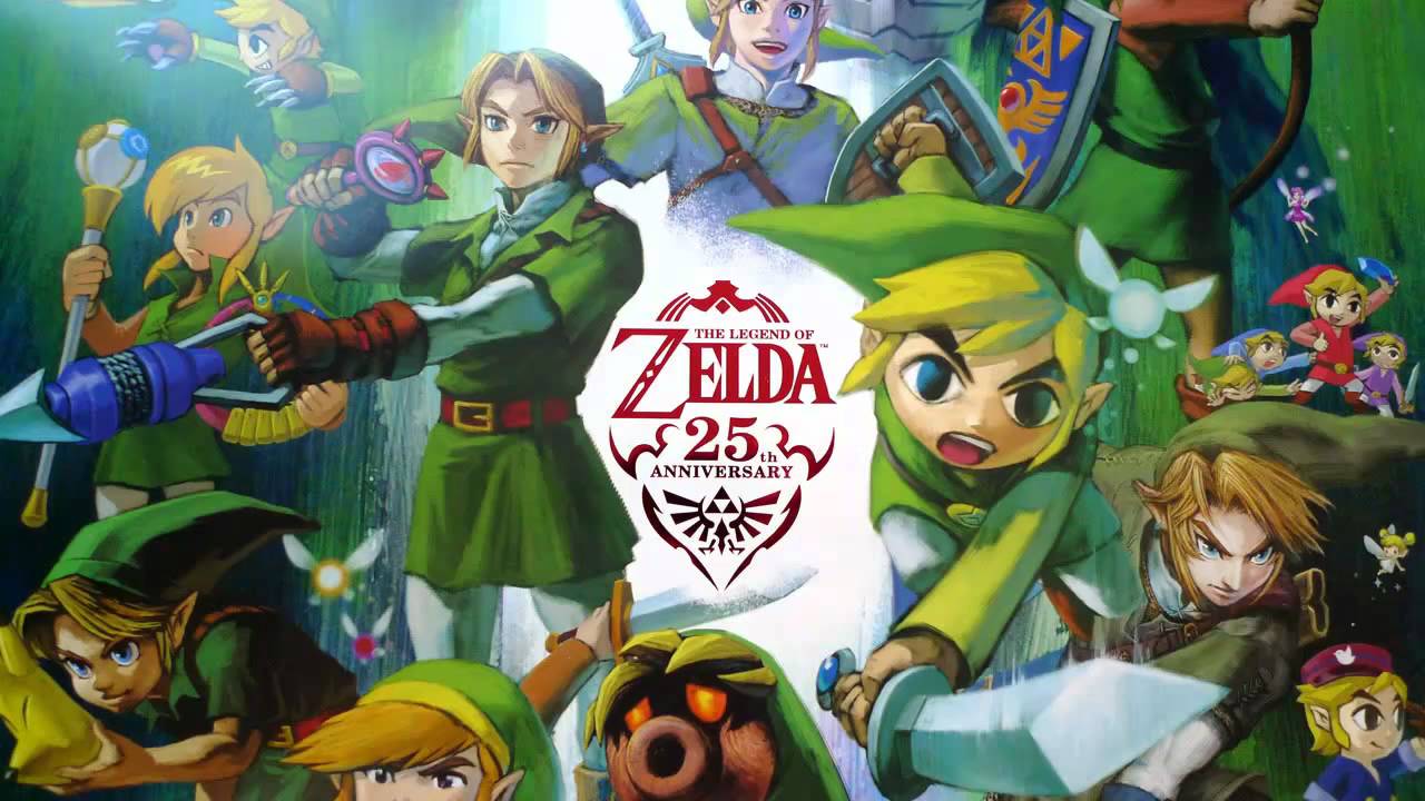 Legend Of Zelda 25th Anniversary Poster